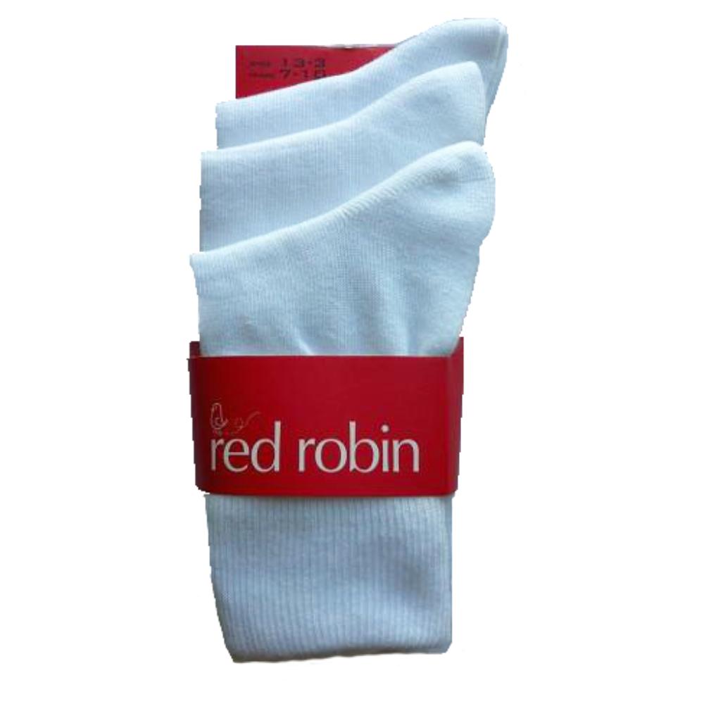 Red Robin School Socks 3 Pack Socks Fawn, Grey or White – Dressed for ...